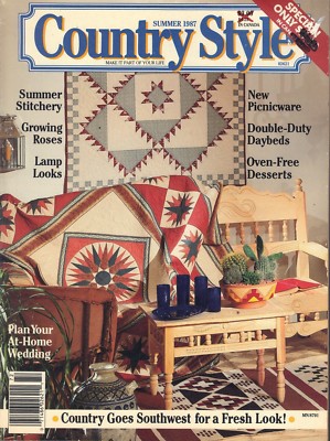 Country Style Magazine Summer 1987 Crafts Recipes Patterns | eBay