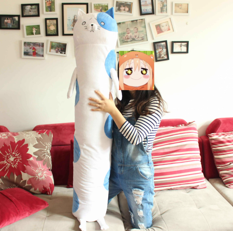 Himouto! Umaru-Chan Sad Cat Throw Pillow Plush Doll Bed Pillow Plush ...