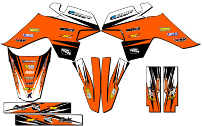 SR 125 SR 125 VELOCITY Orange Senge Graphics Kit Compatible with SSR | eBay