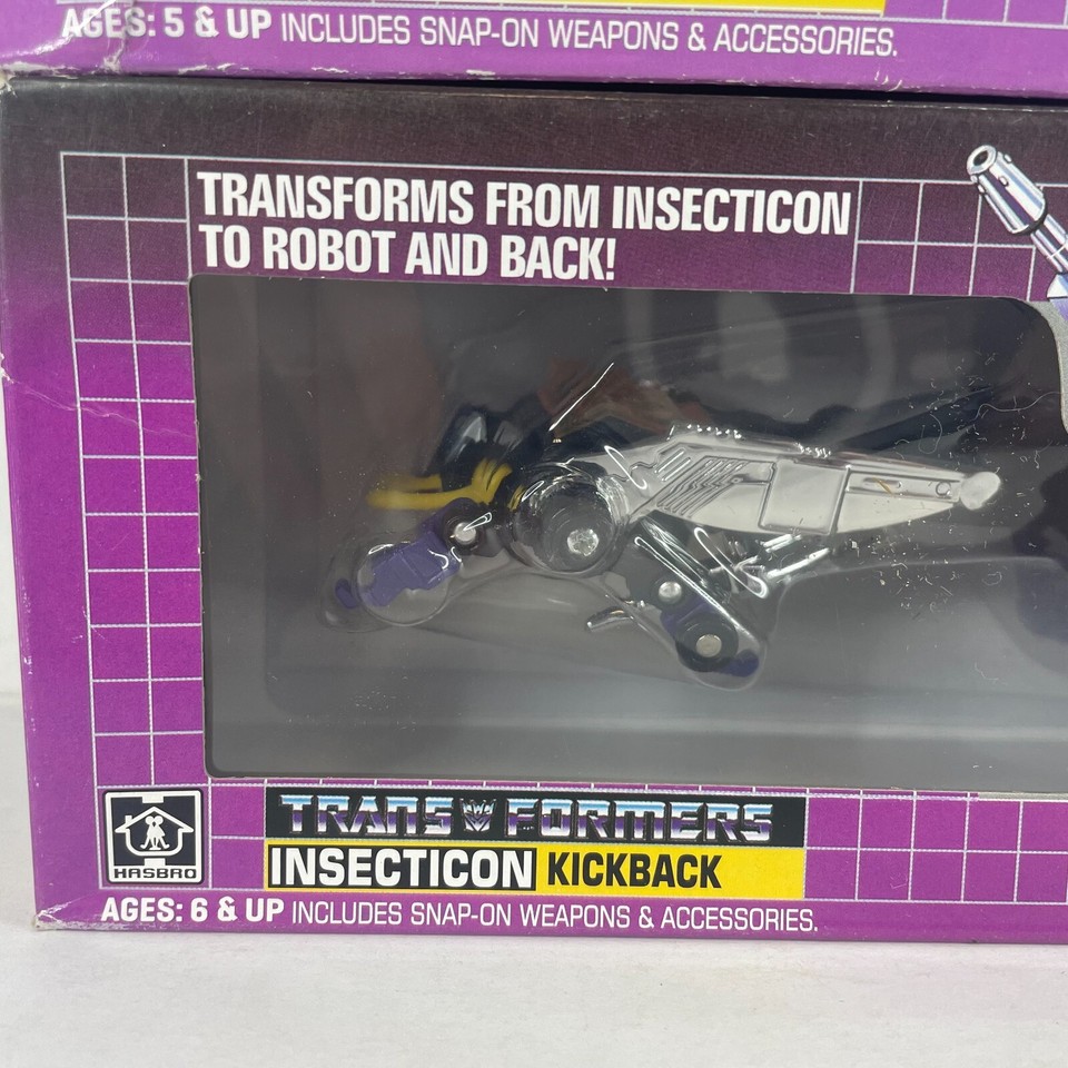 3 Pcs Transformers G1 Insecticon Team Bombshell Shrapnel Kickback ...