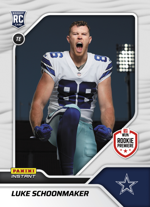 2023 NFL PANINI FIRST LOOK RPS LUKE SCHOONMAKER #18 RC 1/606 COWBOYS IN ...