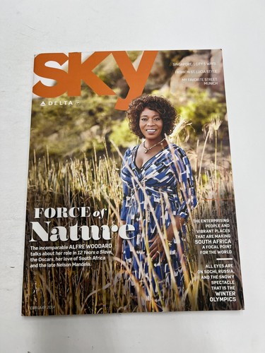 Sky Delta Airlines Magazine February 2014 - Alfre Woodard Cover, Force ...