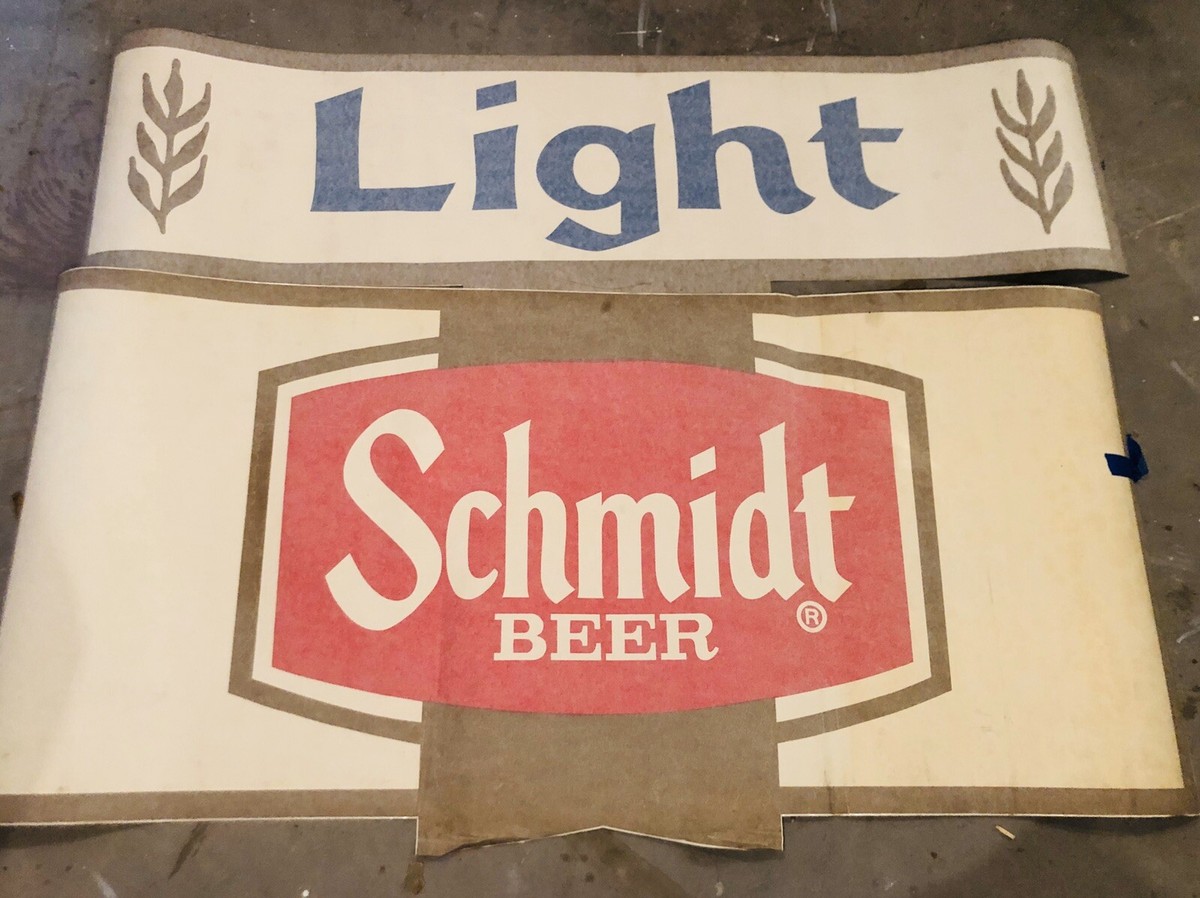 Vintage Schmidt Beer Lighted Sign Vintage Schmidt Beer Brewery Mallard