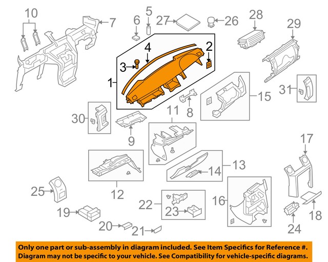 OEM Land Rover Lr3 Dash LR016801 Black for sale online | eBay