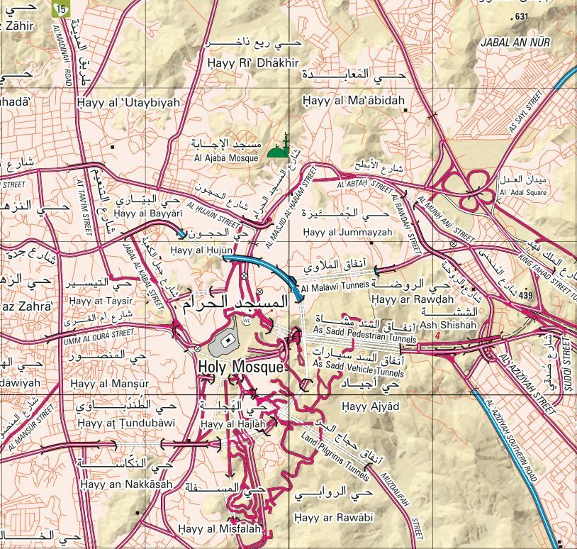 Map Of Makkah Saudi Arabia