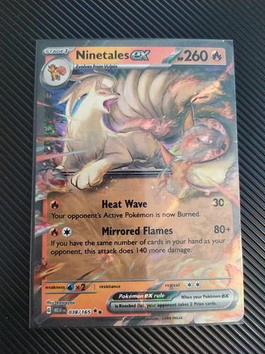Ninetales ex - 038/165 - Pokemon 151 Ultra Rare Card NM | eBay