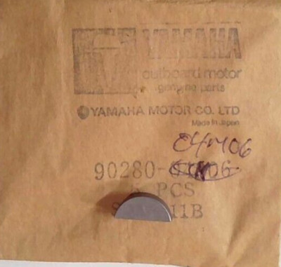 NOS YAMAHA WOODRUFF KEY 90280-04M06 90280-04006 NEW OEM | eBay