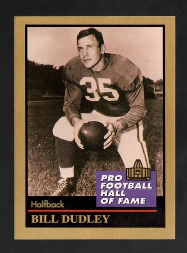 1991 Enor Pro Football Hall of Fame - #37 Bill Dudley for sale online ...