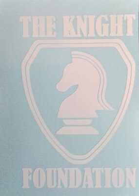 KNIGHT FOUNDATION Shield Logo Sticker • Knight Rider • KITT • Custom ...