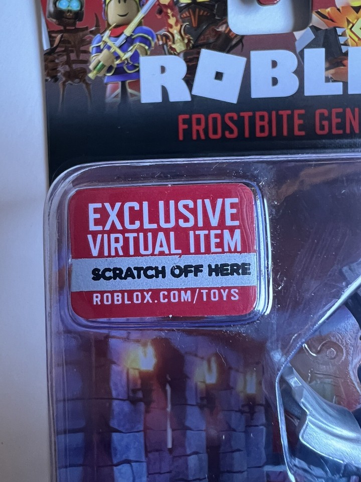 SDCC 2019 ROBLOX Frostbite General Figure + Rare Exclusive In Game Item ...