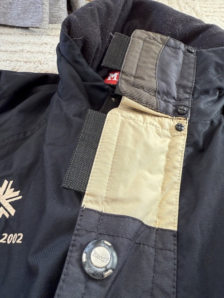 MARKER 2002 Winter Olympics Jacket Salt Lake City Snow Ski Black Full ...
