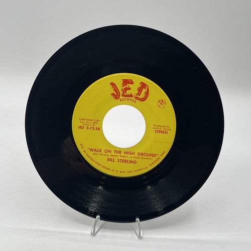 Bill Sterling 45 Rpm Record - Walk On The High Ground / Lock The Door ...