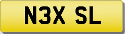 SL 3 OSL 30 THIRTY INITIALS Private CHERISHED Registration Number Plate ...