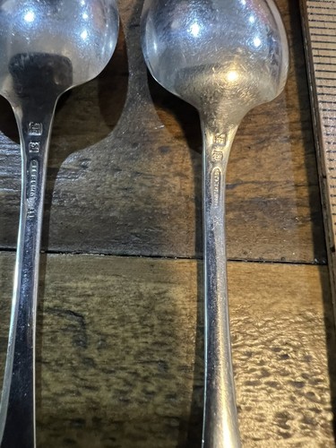 Set of Three Antique Solid Sterling Silver Spoons | eBay