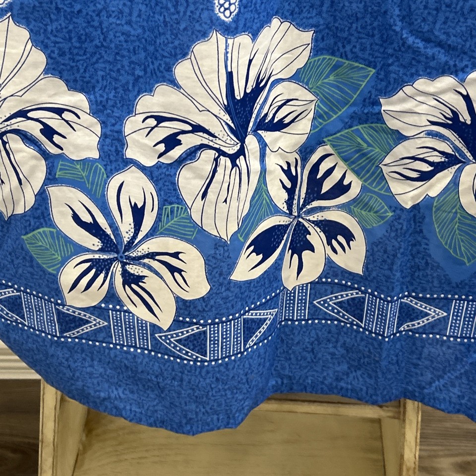 NEW Anthony Richards Blue Floral Muumuu House Dress Gown Plus Women’s ...