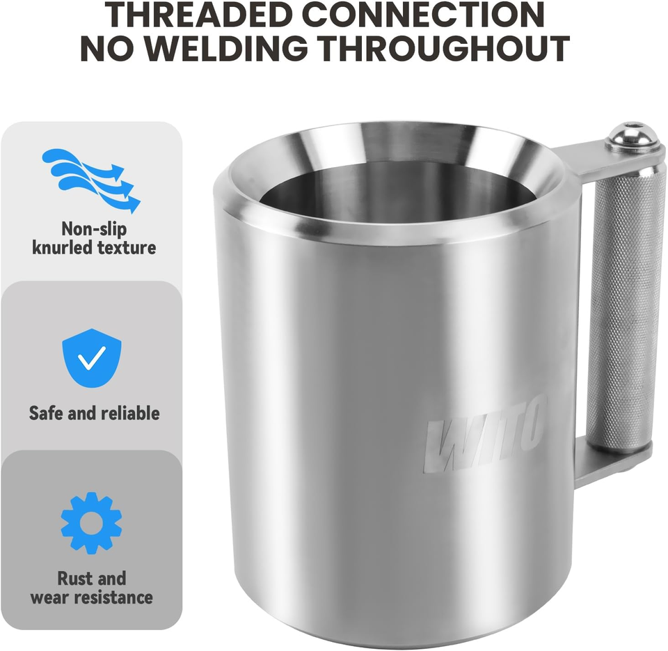 Heavy Mug 22LB, Stainless Steel Dumbbell Coffee Cup 10KG, Funny Beer ...