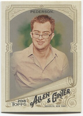 CHAMP PEDERSON 2018 Allen & Ginter SILVER GLOSSY HOT BOX - SPEAKER ...