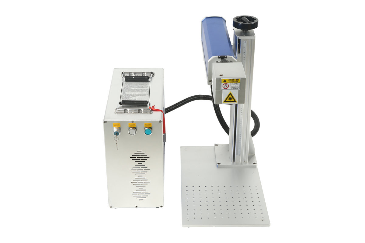 50W Raycus Fiber Laser Metal Marking Machine 200x200mm Engraver Marker ...