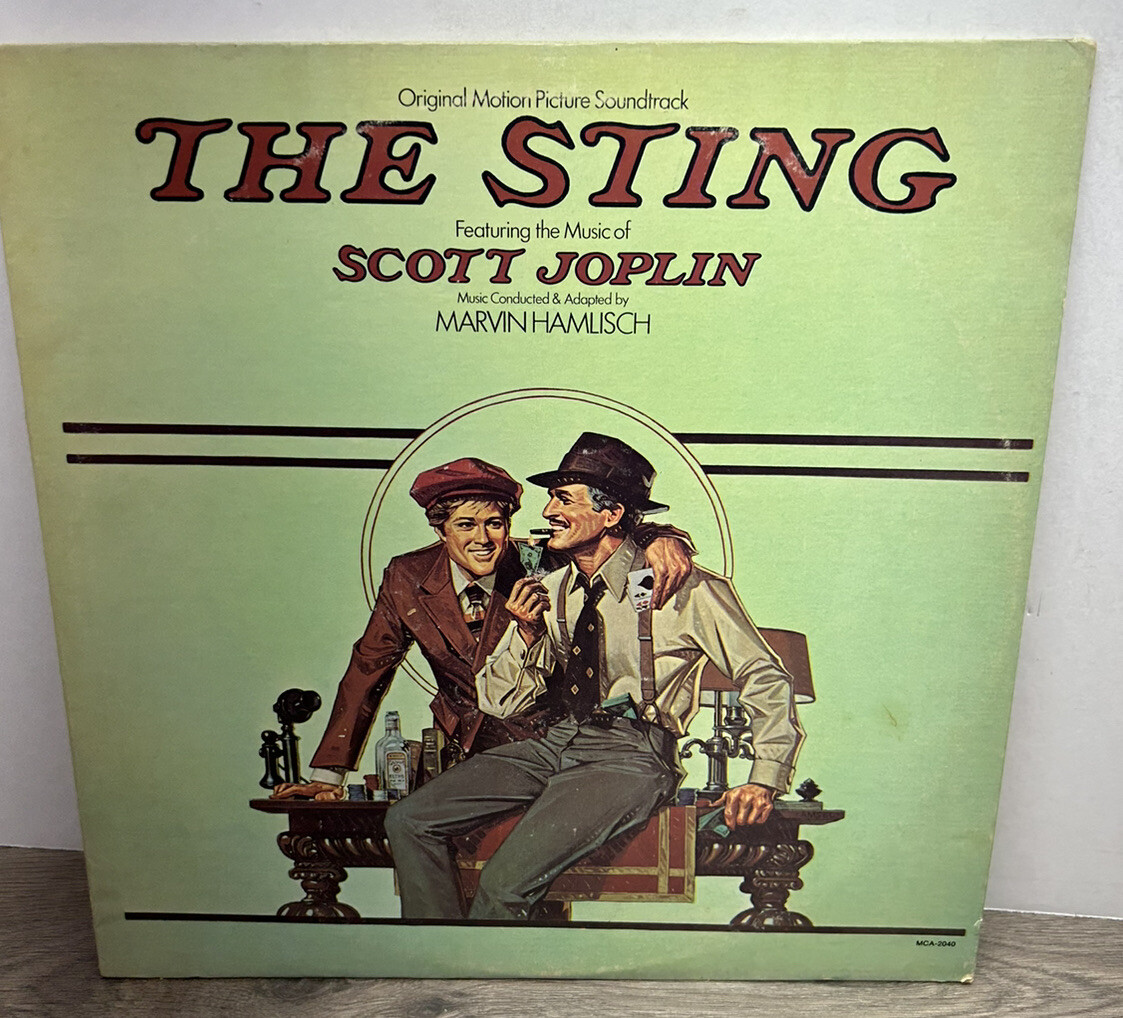 The Sting Motion Picture Soundtrack Scott Joplin Vintage Vinyl LP , MCA-2040 | eBay