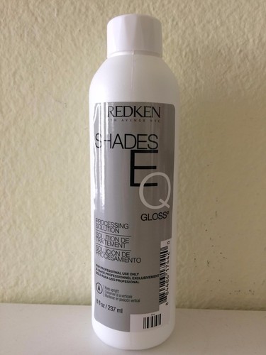 Redken Shades EQ Processing Solution Developer Shades Color Gloss 8oz ...