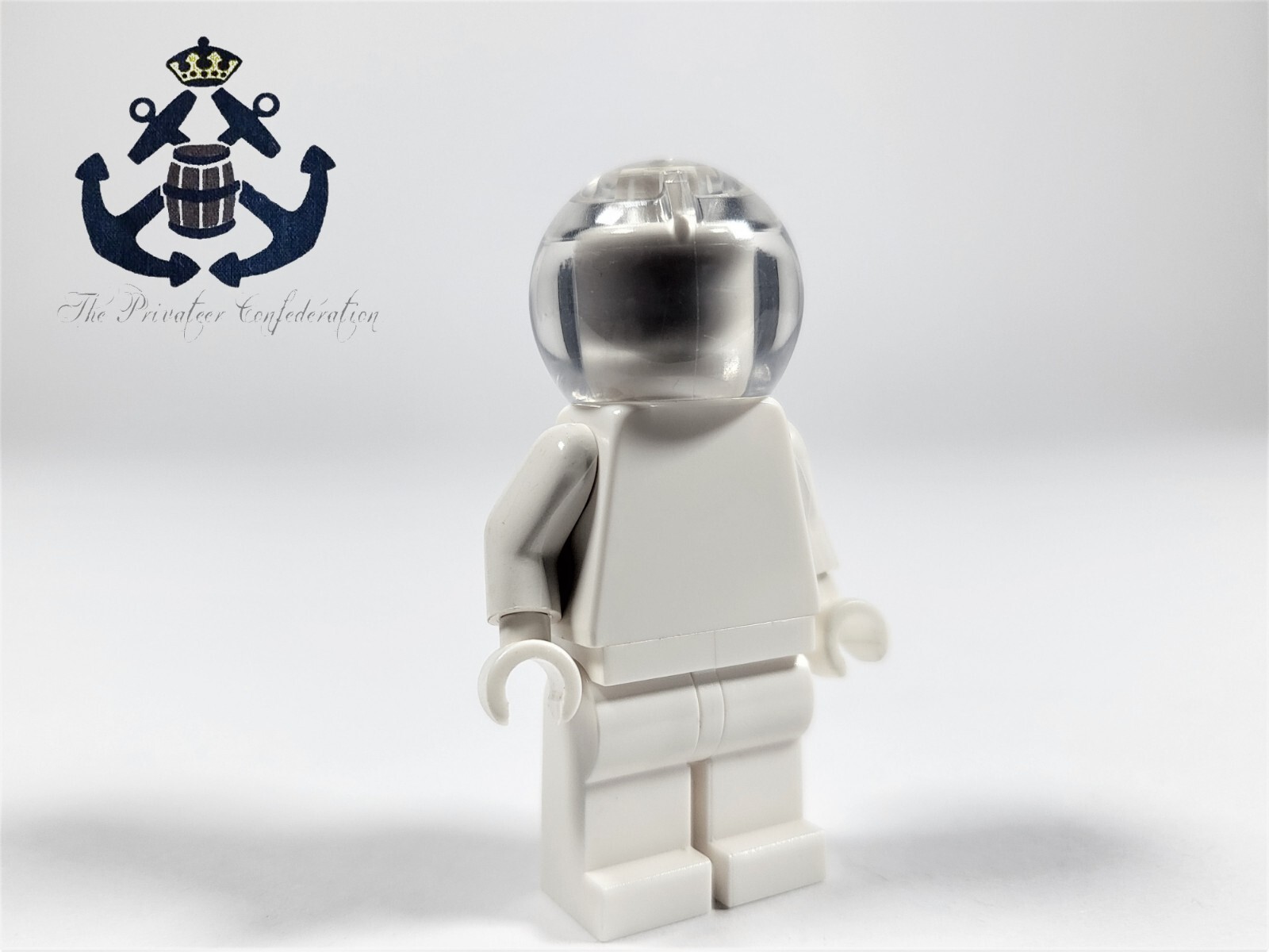 LEGO Space Trans-Clear Headgear Helmet Round For Minifigure / City Town ...