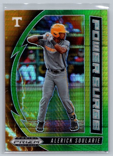 2020 Panini Draft Picks #PDP173 Alerick Soularie Hyper Green & Yellow ...