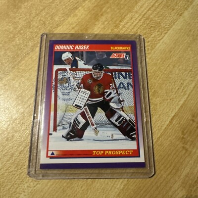 Dominic Hasek 1991 Score "Top Prospect" Rookie Card | eBay