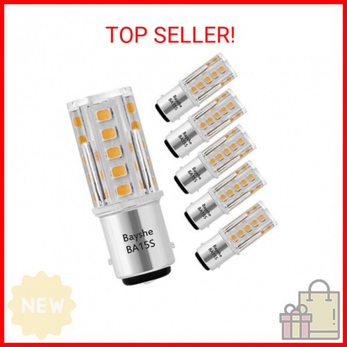 3W 12V BA15S S8 SC Bayonet Single Contact Base 1156 1141 LED Light Bulb ...