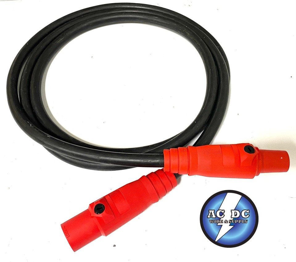 2 AWG, 190 Amp, Type W Generator Cable, CAM Extension, YOU CHOOSE. | eBay