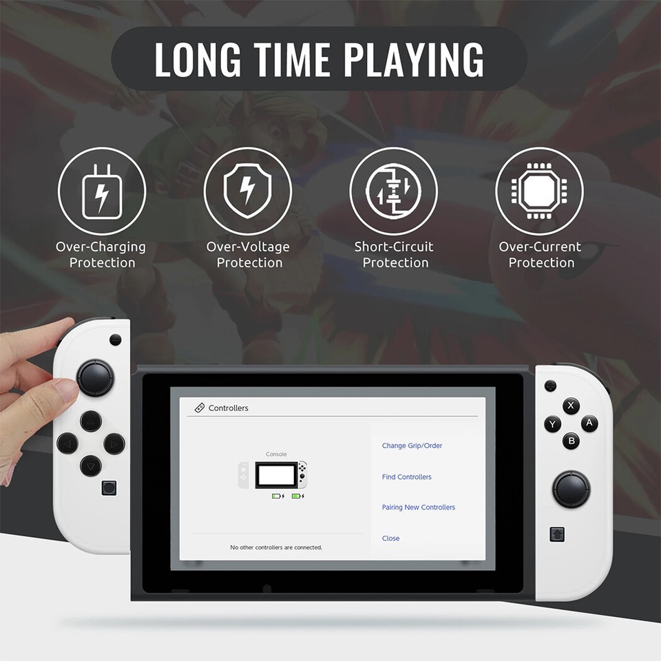 Wireless Gamepad (L)/(R) Game Controller For Nintendo Switch Joy-Con1 ...