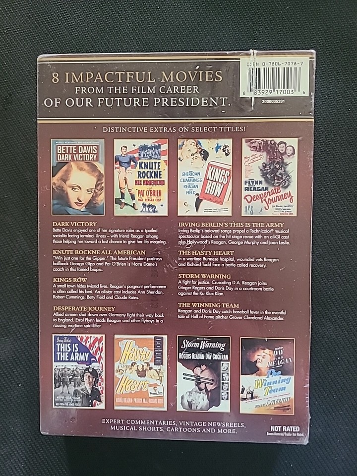 Ronald Reagan Centennial Collection (DVD, 2011, 8-Disc Set ...