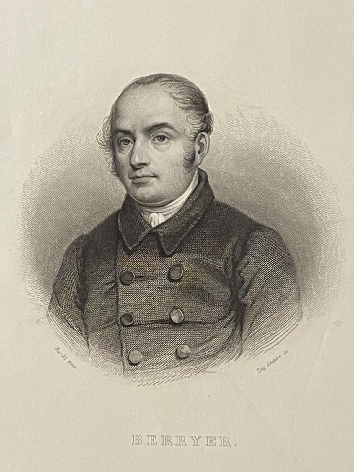 Pierre-Antoine (1790-1868) Man Political Engraving 1844 France | eBay