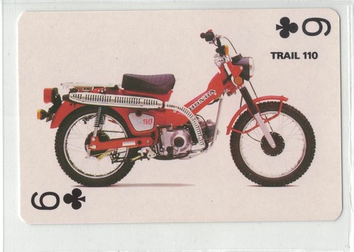 Vintage 1980's Honda Trail 110 CT110 Bike Motorcycle Collectible ...