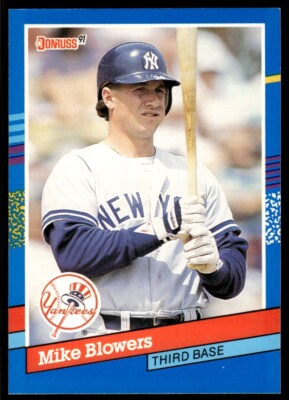 1991 Donruss Baseball Card Mike Blowers New York Yankees #63 | eBay