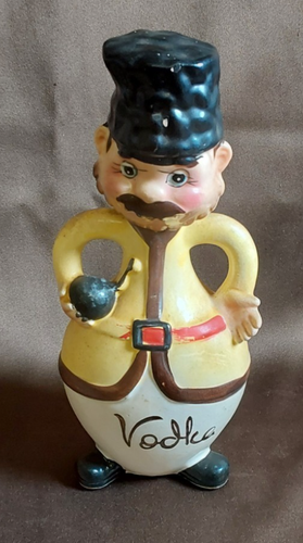 Davar Russian Man Vodka Decanters Made In Japan 50-60's | eBay