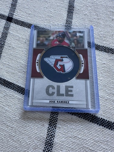 2023 Commemorative team logo patch relic Jose Ramirez,Altuve,Trout, and ...