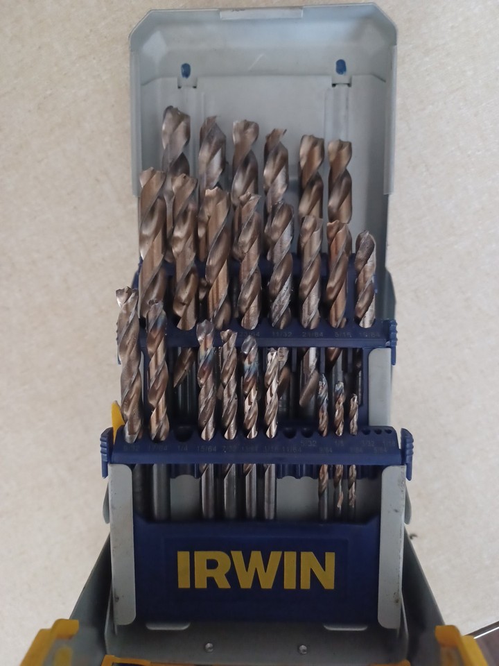 Irwin Tools IRWIN Drill Bit Set, High-Speed Steel, 29-Piece - Used | eBay