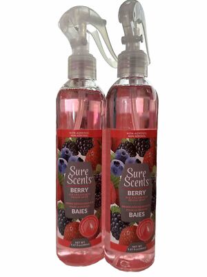 Sure Scents 🍓 BERRY 🍒NON AEROSOL Air-Freshener Room Mist 9.47fl.oz-2 🤩 ...