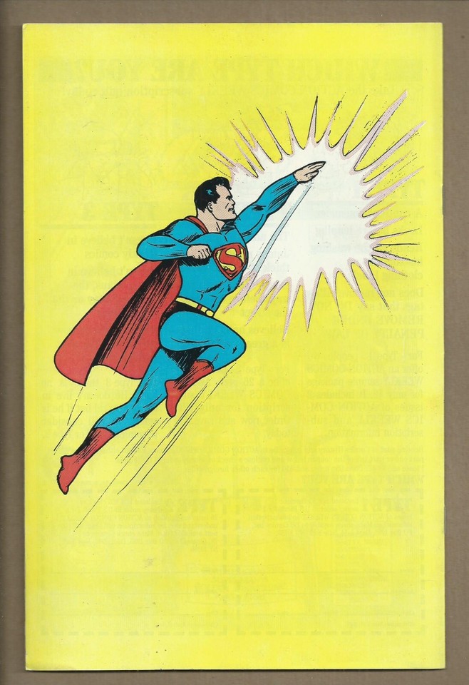 *ACTION COMICS #1 REPRINT*DC COMICS, 1988*SUPERMAN*50TH ANNIVERSARY ...