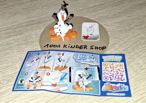 KINDER VT 328 VT328 DISNEY 100 YEARS OF WONDER - OLAF + BPZ | eBay