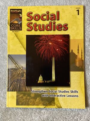 Steck-Vaughn Grade 1 CORE SKILLS "Social Studies" Workbook Homeschool ...