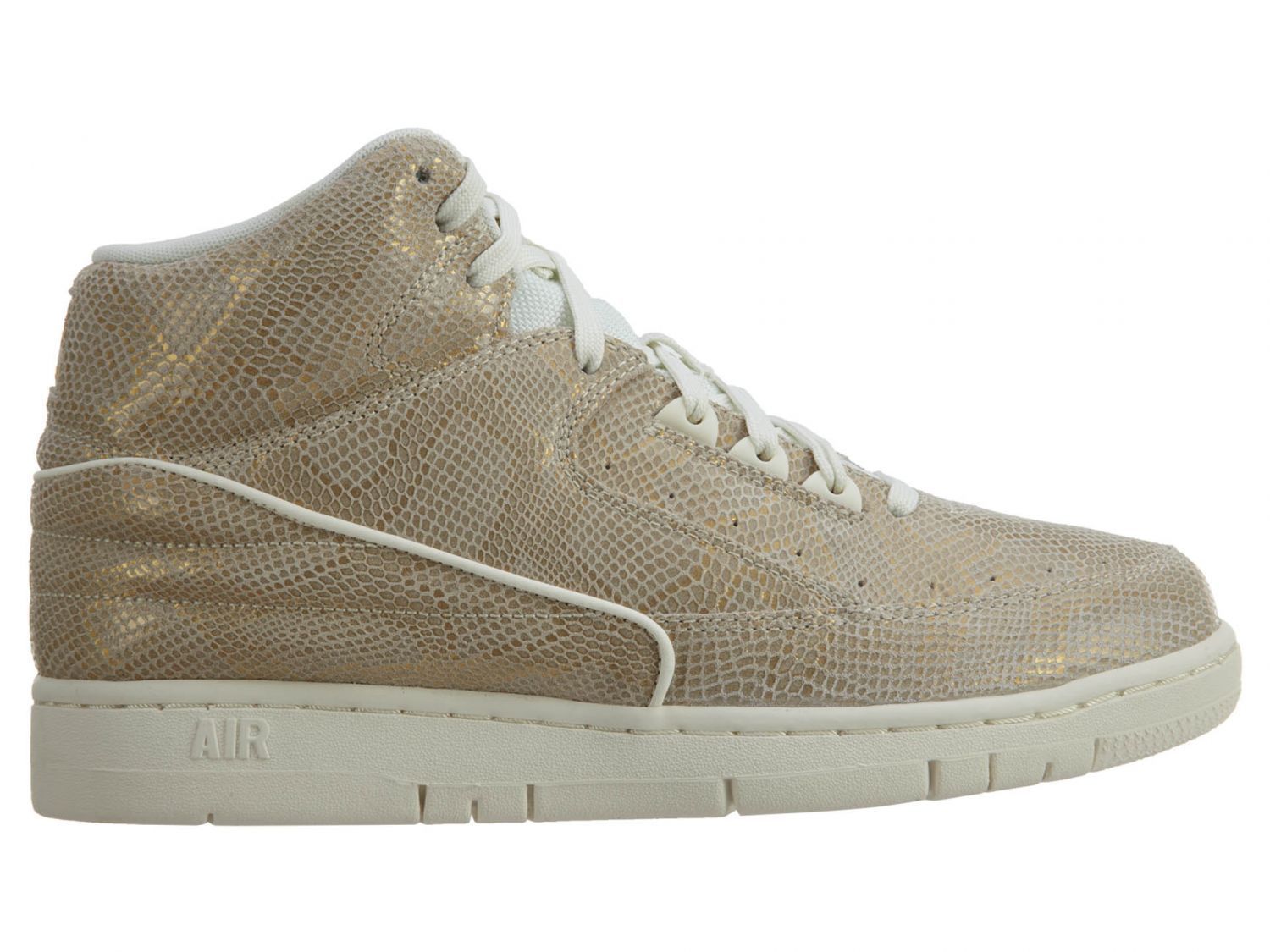 NIKE AIR PYTHON PREMIUM HI SNEAKER TRAINER MEN SHOES GLD SNAKE SKIN ...