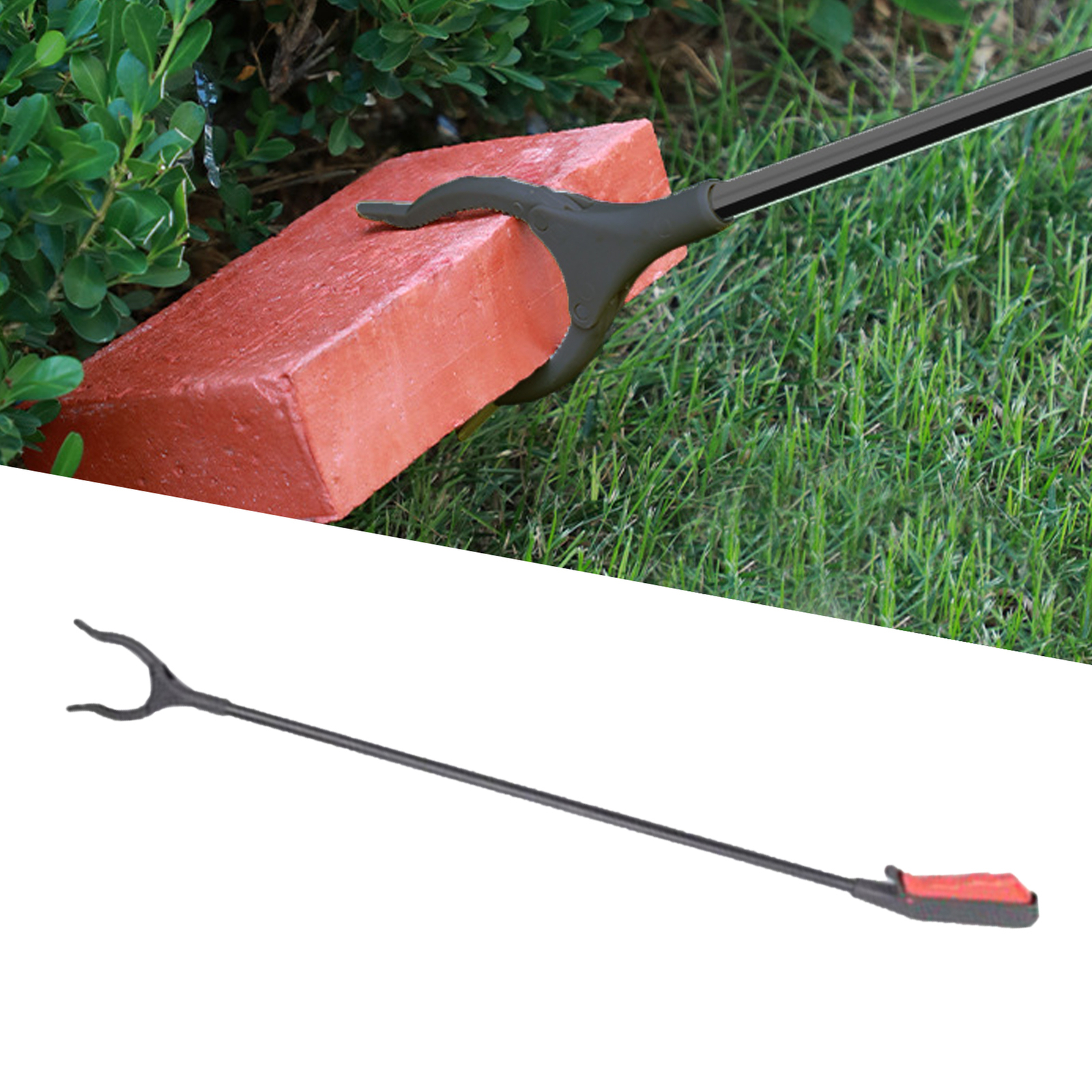 Grabber Tool Long-Handle Trash Grabber Tool Picker Garbage Tong Picking ...