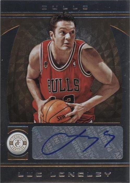 2013-14 Totally Certified - Signatures Luc Longley #229 Totally Gold ...