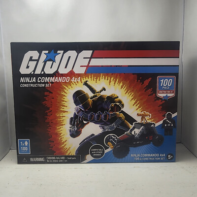 GI Joe Ninja Commando 4X4 Construction Set 100 Pieces New Forever ...