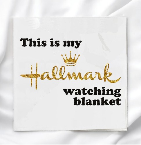 Hallmark Channel Watching Blanket Fabric Panel for Quilting Crafting ...