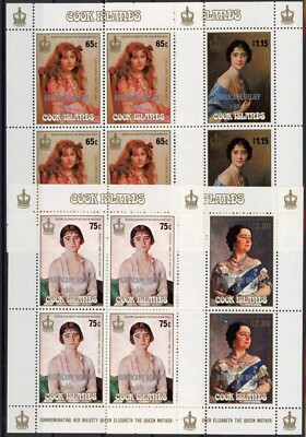 Cook Islands 1987 Painting : Good set of 4 VF MNH sheets - Catalog ...