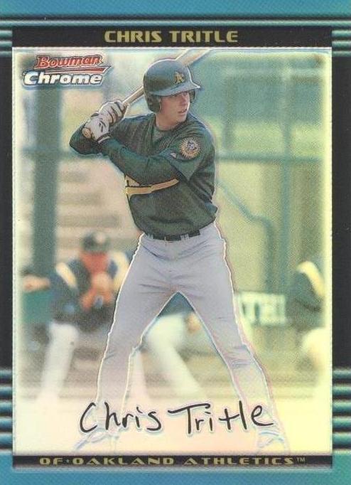 2002 Bowman Chrome - Chris Tritle #112 Refractor /500 (RC) for sale ...