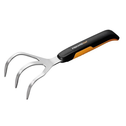 Fiskars Xact Cultivator Weeder Soil Aerator Stainless Steel SoftGrip ...