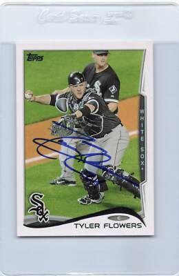 2014 Topps #584 Tyler Flowers White Sox Signed Auto *F8012 | eBay